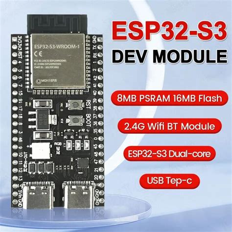 Esp32 S3 N16r8 Nagytudású Fejlesztőpanel 16 8 Mb Do It Smart Webshop