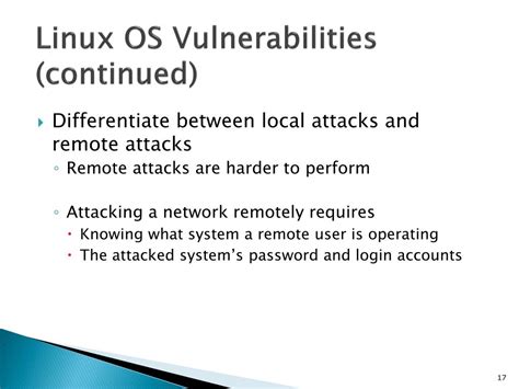 PPT Linux Operating System Vulnerabilities PowerPoint Presentation Free Download ID