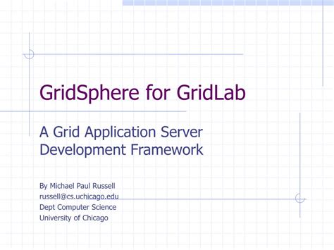 Ppt Gridsphere For Gridlab Powerpoint Presentation Free Download