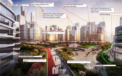 Architectural 3d Rendering Process For Zaha Hadid Architectss Design