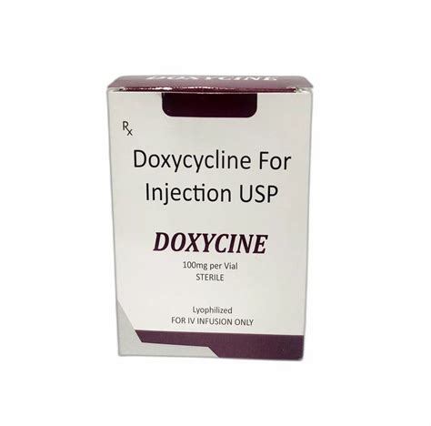 Doxycine 100mg Doxycycline Injection At Best Price In Panchkula Id 2850180349733