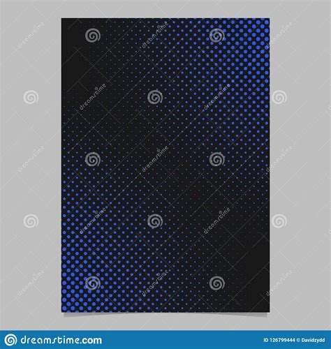 Abstract Halftone Dot Pattern Brochure Background Template Vector Design Stock Vector