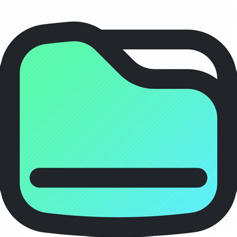 Ui Folder File Empty Document Portfolio Directory Icon Download