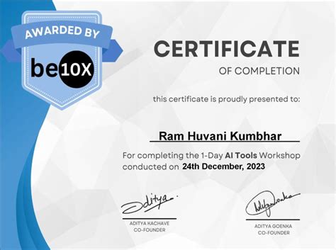 Ram Kumbhar On Linkedin Aiworkshop Continuouslearning Be10x