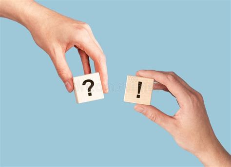 question and answer qa qna concept interrogation and exclamation