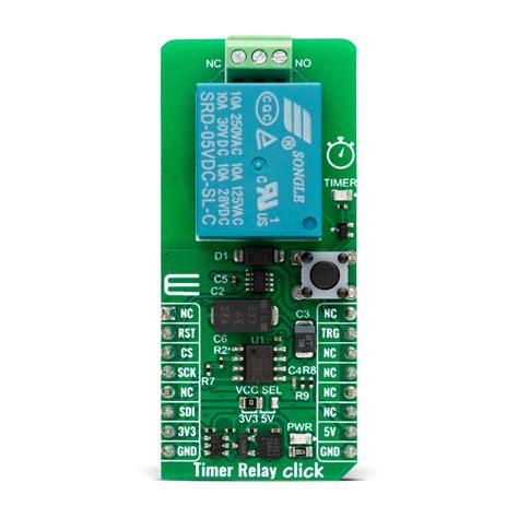 Timer Relay Click Board Based On Ne555 Precision Timer Mikroe 5562