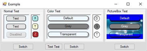 Github Cloudd901 Pca Roundedbuttons Winforms