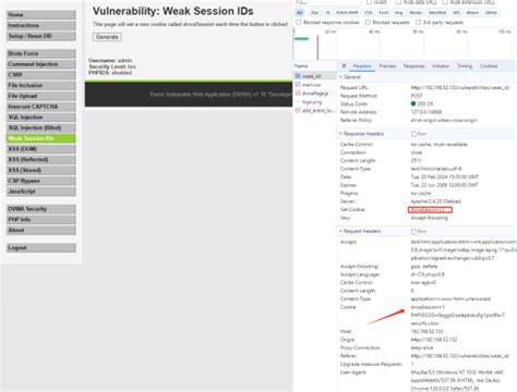 Dvwa Weak Session Ids （弱会话id） 西夏一品唐 博客园