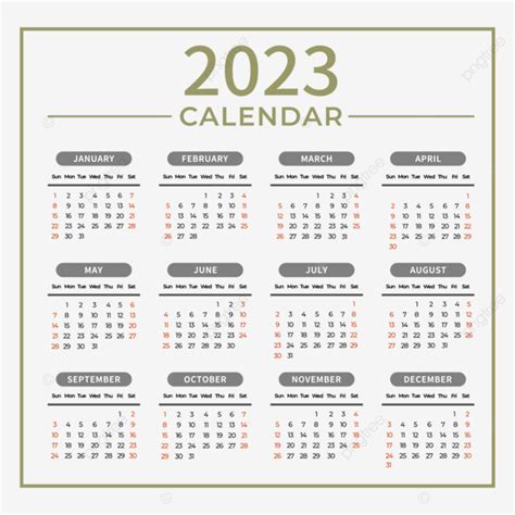 2023年創意日曆 2023年 簡約 行事曆向量圖案素材免費下載，png，eps和ai素材下載 Pngtree