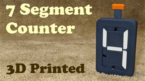 7 Segment Display 3d Printing Maker Forums