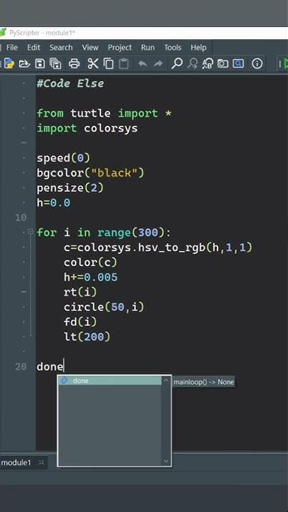 Amazing Circle Py Turtle Shorts Short Youtube