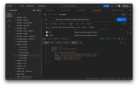 Tutorial Restful Api Express Dan Mongodb 6 Update Data Ke Database
