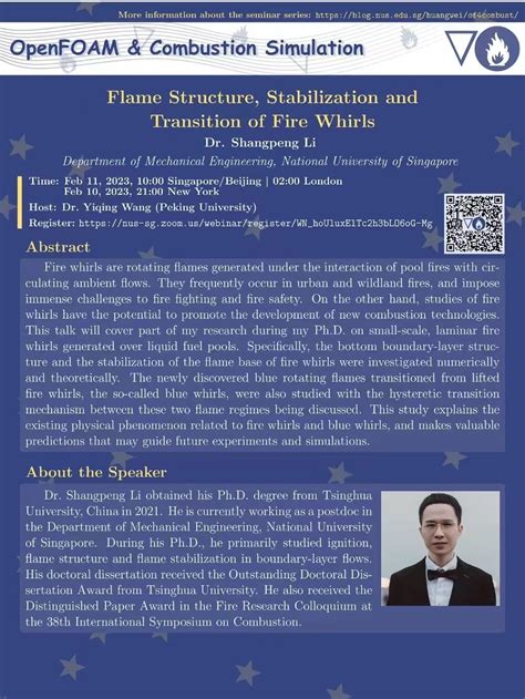 Openfoam And Combustion Simulation Webinar 33 Flame Structure Huangwei Zhang
