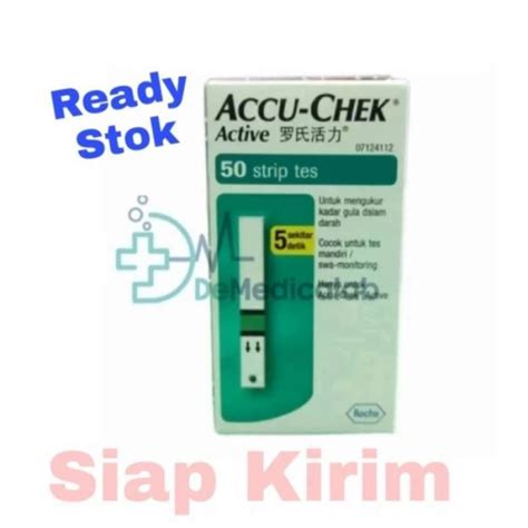 Promo Strip Accu Check Active 50 Strip Accucheck Active Isi 50 Diskon 33 Di Seller Nur Nur