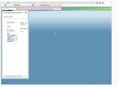 Windchill In Creo Browser Not Loading Ptc Community