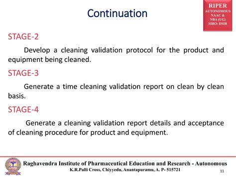 Cleaning Method Development Pptx