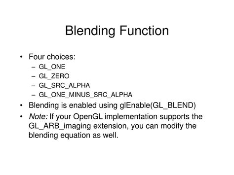 PPT Advanced OpenGL Technique PowerPoint Presentation Free Download ID