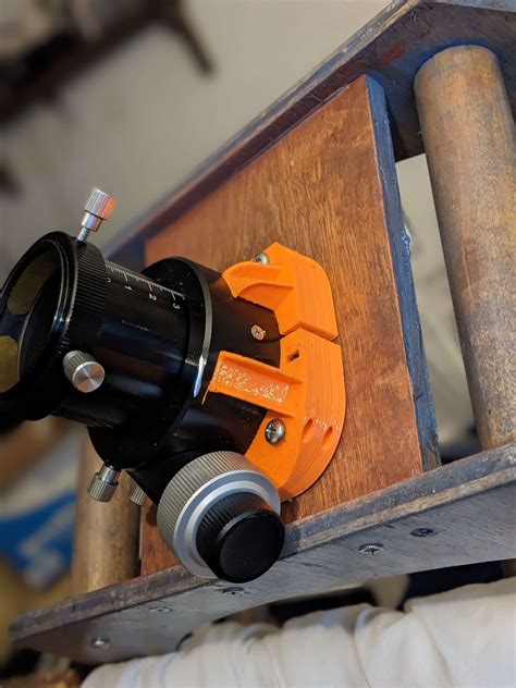 80mm Focuser Clamp Flat Adapter For Dobsonian Telescopes By Maff Download Free Stl Model