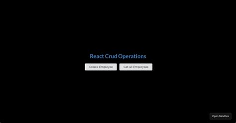 Rajarshi38 Crud React Codesandbox