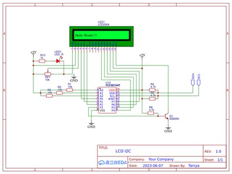 i2c internal resources easyeda