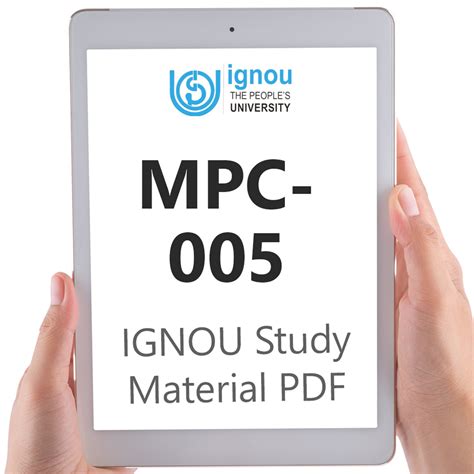 IGNOU MPC 005 Study Material Textbook Download IGNOU Help Center