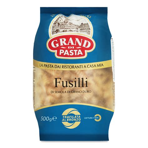 Макароны Grand Dipasta Fusilli 500гр п/п (Ресей/Россия) купить оптом ...