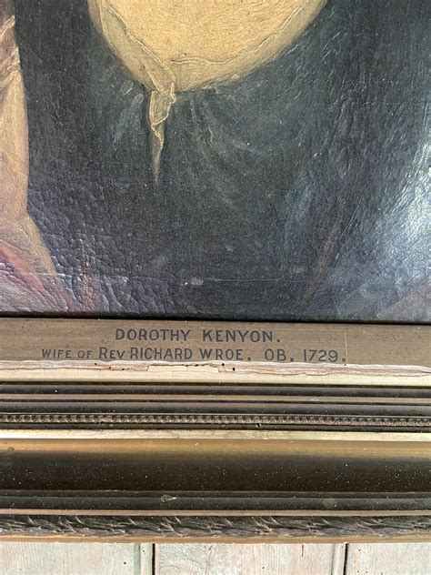 Portraits Of Reverend Richard Wroe And Mrs Dorothy Wroe Nook Antiques
