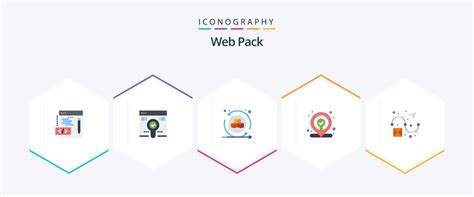 Web Pack 25 Flat Icon Pack Including Design Interactive3d