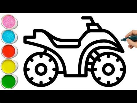 How To Draw Motorcycle Easy Step By Step Motor Bike Drawing And