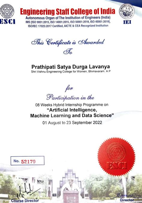 Lavanya Prathipati On Linkedin Machinelearning Internship