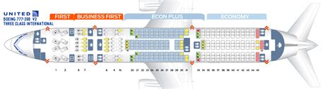 Seat Map Boeing 777 200 United Airlines Best Seats In Plane