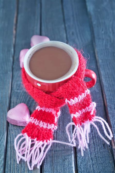 Candy And Cocoa In Cup Stock Image Colourbox