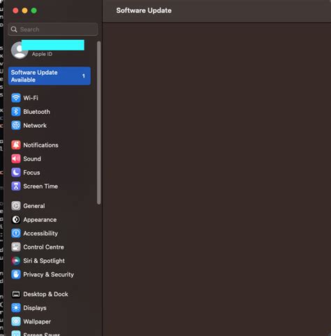 Cannot Do Software Update Blank Page Rosx