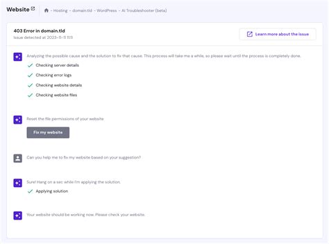 Wordpress Ai Troubleshooter Detects And Fixes Website Errors