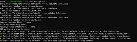sudo apt update does not work · issue 6127 · microsoft wsl · github