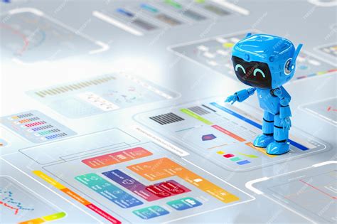 Personal Assistant Robot With Colorful Digital Graphic Display