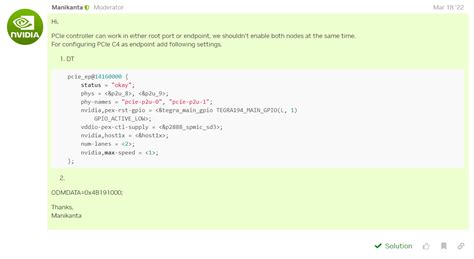 jetson agx xavier pcie endpoint using i f c4 jetson agx xavier