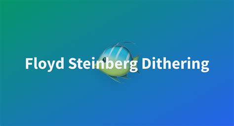 Dabsfloyd Steinberg Dithering At Main