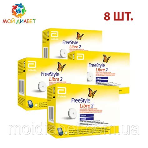 Сенсор FreeStyle Libre 2 (Сенсор ФриСтайл Либре 2) 8 Штук — Купить ...