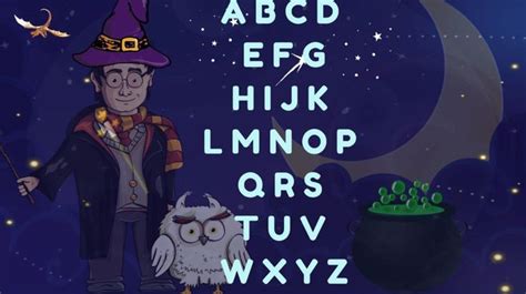 Abc Wizard Themed Alphabet Chart En 2024