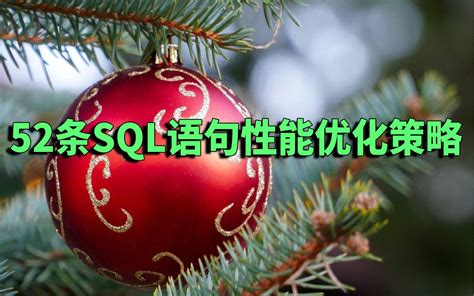 52条sql语句性能优化策略，建议收藏 哔哩哔哩