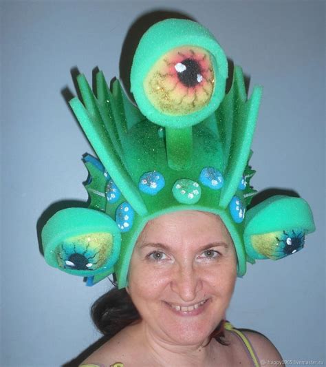 Шапка из поролона Инопланетянин Драконоид в интернет магазине Ярмарка Мастеров по цене 2100