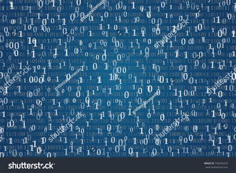 Technology Concept Hex Code Digital Background Stock Vector Royalty