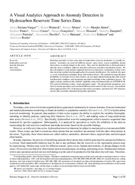 pdf a visual analytics approach to anomaly detection in hydrocarbon