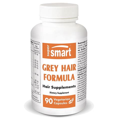 Supersmart Grey Hair Supplement With Catalase Biotin And Fo Ti