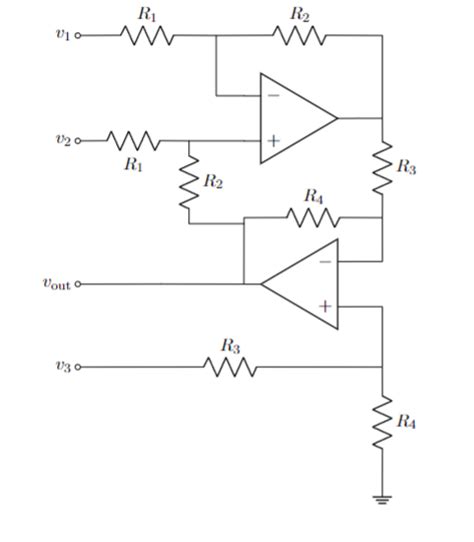 Solved For The Circuit Shown In The Figure Find Vout As A