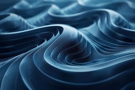 Premium Photo Abstract Isometric Background With Concentric Lines Forming A Wave Pattern