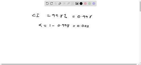 Solved The Interval 03570700 Is A 959 Log Transformed Confidence