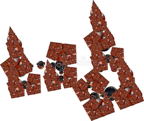 Abstract Fractal Shapes Stock Image Image Of Graphical 4694727