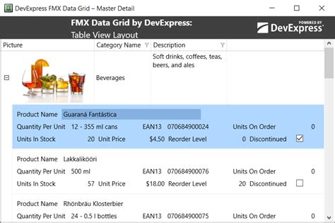 DevExpress FMX Grid Now Available Barnsten Com